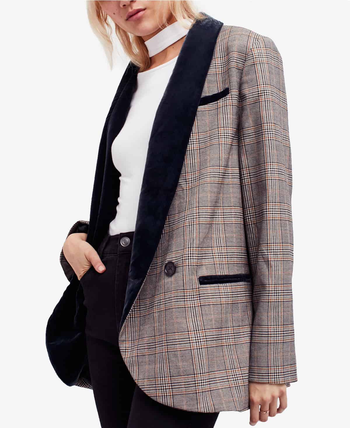 The Check Blazer — Fall's Favorite Multitasker by Budget Fashionista