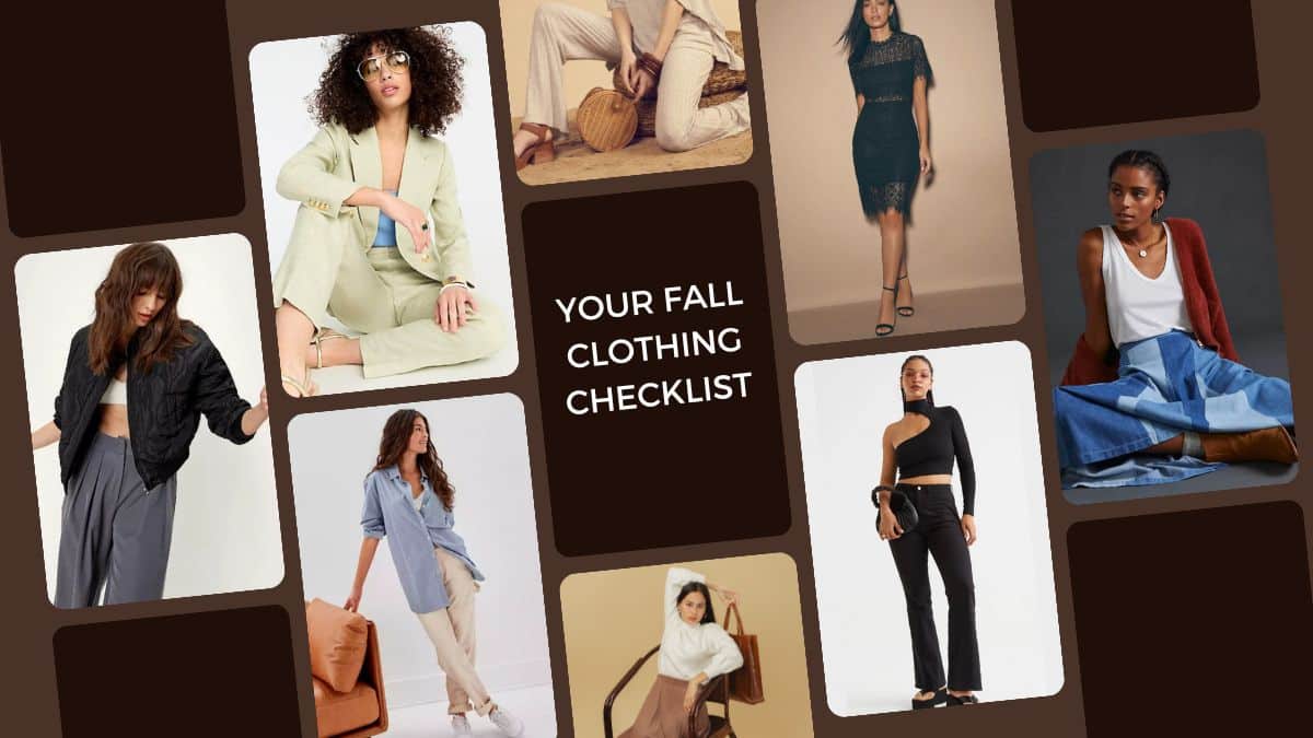 Fall Clothing Checklist: 8 Trendy, Mix-n-Match Pieces You Need • budget ...