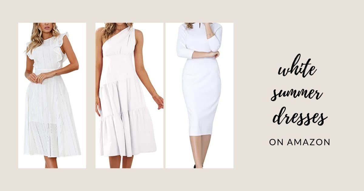 White Summer Dresses: 6 Budget-Friendly Picks from Amazon - The Budget ...
