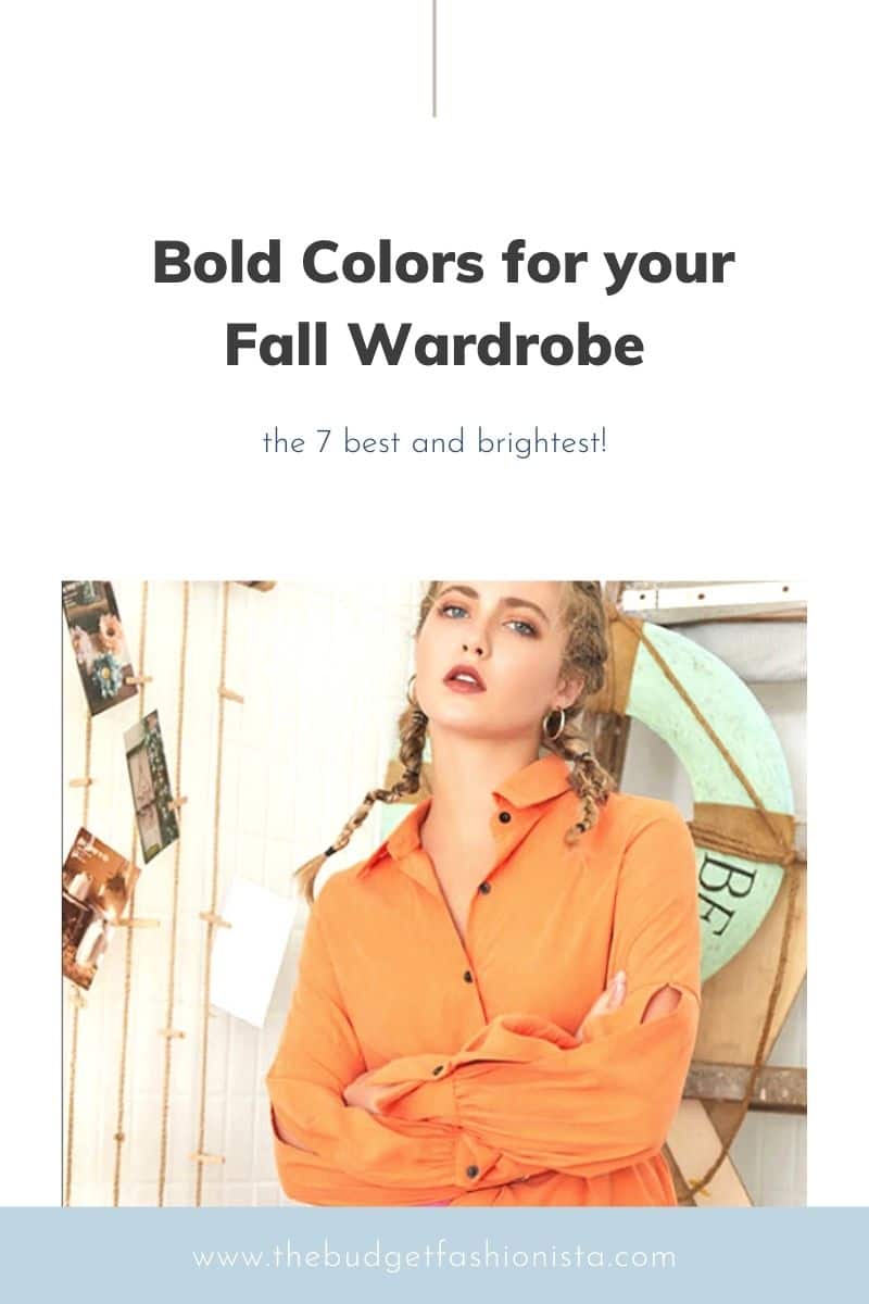 Fall Fashion Colors: 7 Gorgeous Color Strategies to Try Now • budget ...