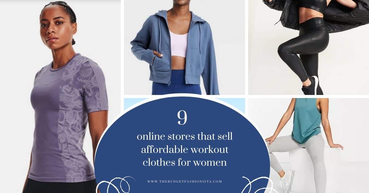 9 best online stores to buy affordable workout clothes for women - The ...