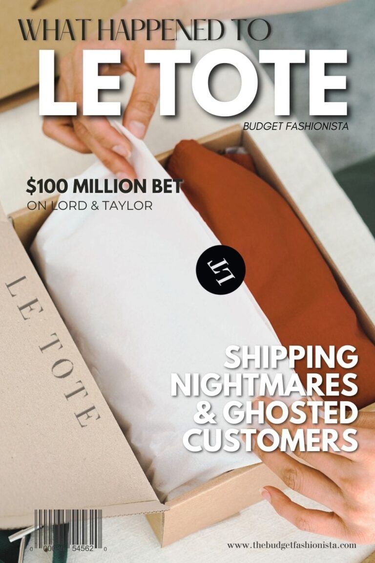 What happened to Le Tote? - The Budget Fashionista